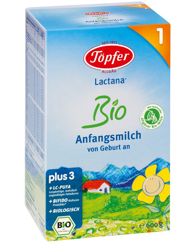 Мляко за кърмачета - Lactana Bio 1 - store.bg