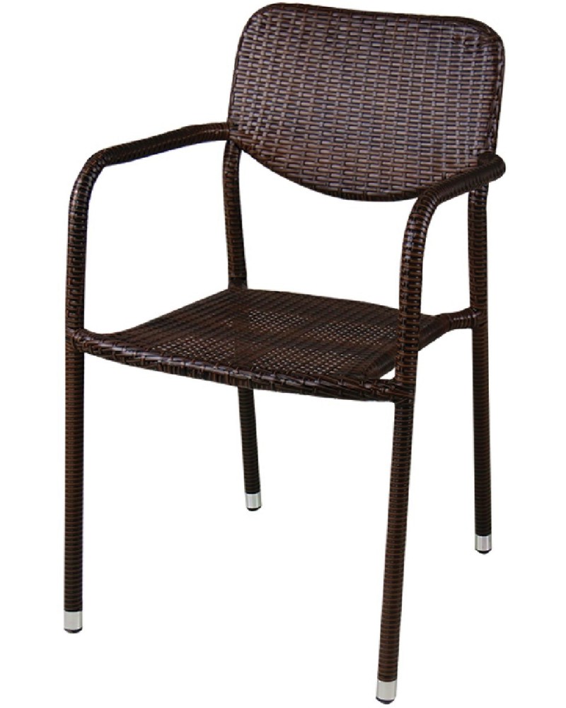 Градински стол San Valente 214 - Имитация на ратан - store.bg