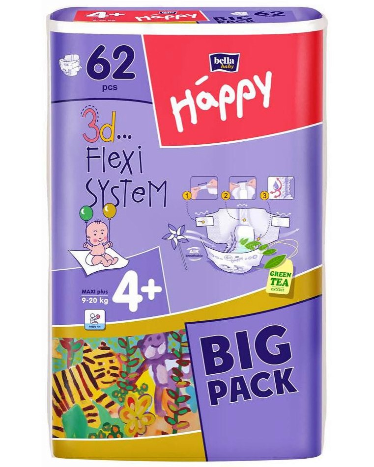 Bella Baby Happy - Maxi Plus 4+ - store.bg