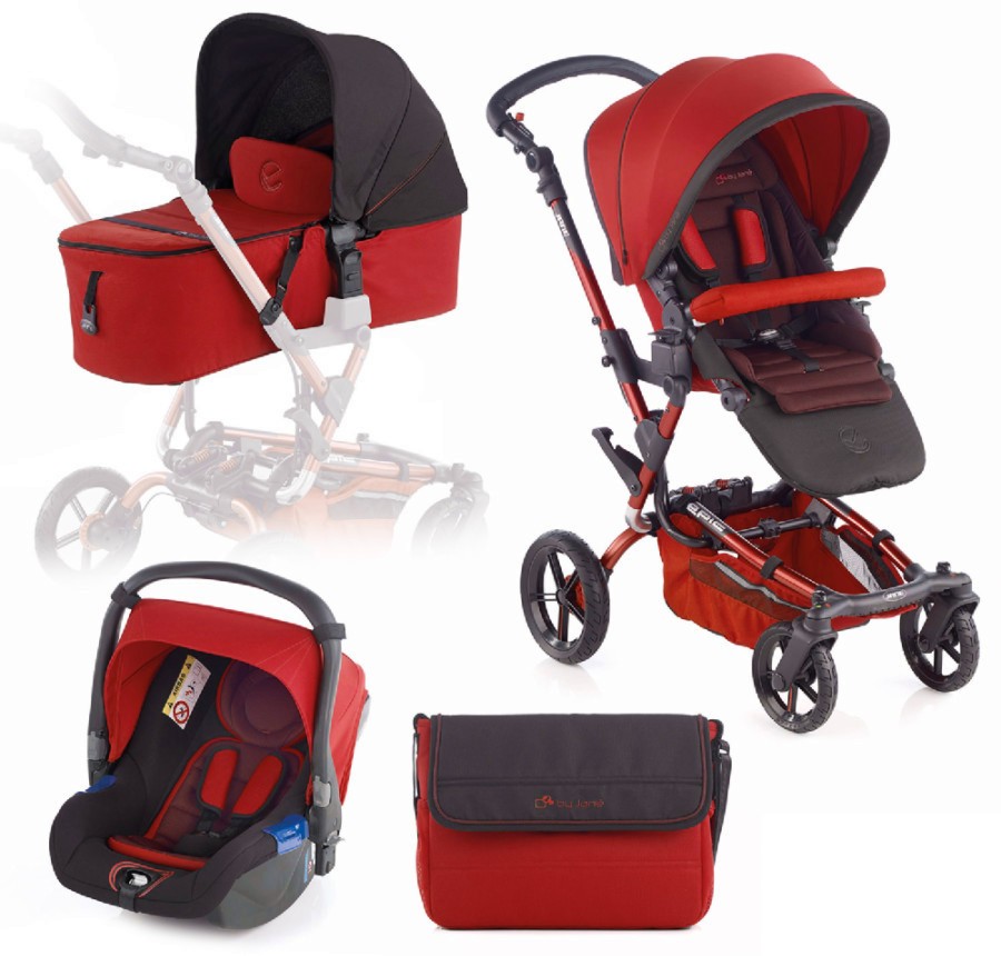 Бебешка количка 3 в 1 - Epic Formula Koos: S53 Red - store.bg