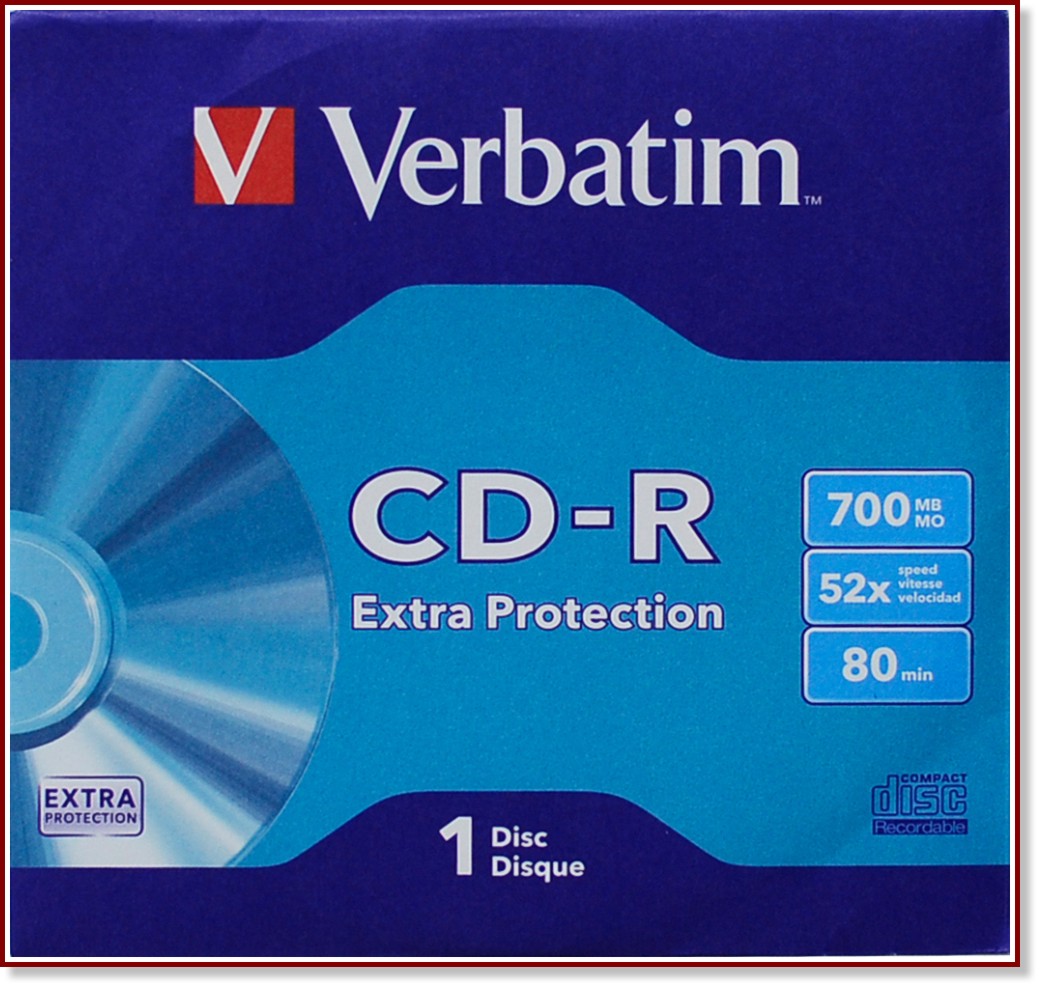 cd-r Verbatim 700 MB - store.bg