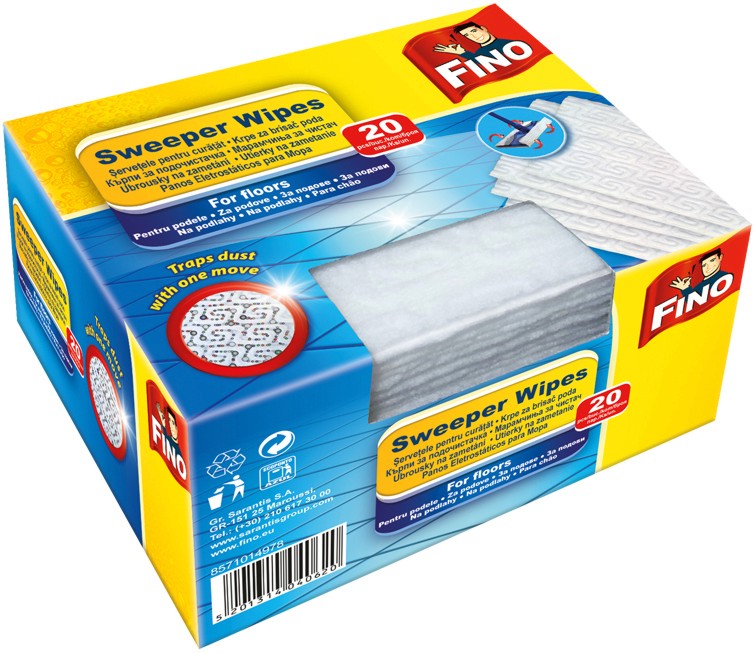 Резервни кърпи за под Fino Sweeper Wipes - store.bg
