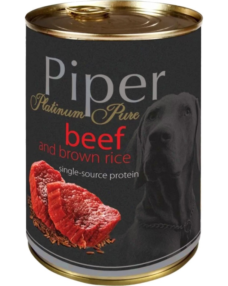 Консерва с телешко за кучета Piper Platinum Pure - store.bg