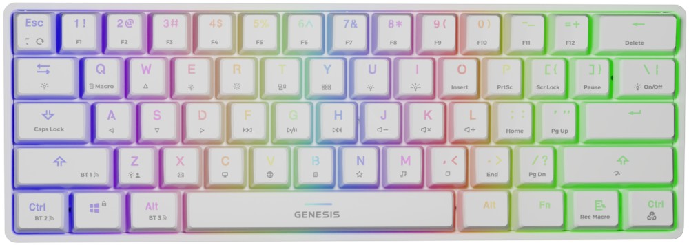 RGB Механична клавиатура за гейминг Genesis Thor 660 - store.bg