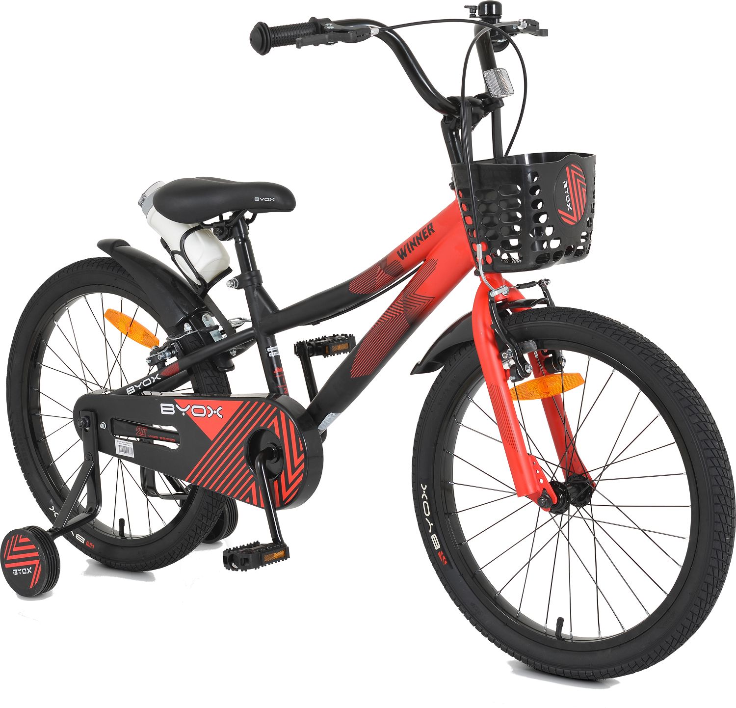 BYOX Детски велосипед с помощни колела 20" Winner - store.bg