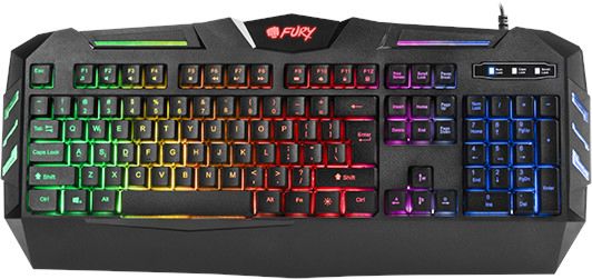 Геймърска клавиатура RGB Fury Spitfire - store.bg