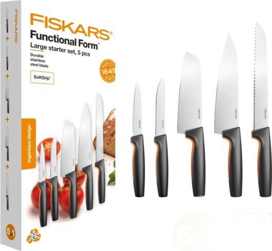 Комплект кухненски ножове Fiskars - store.bg