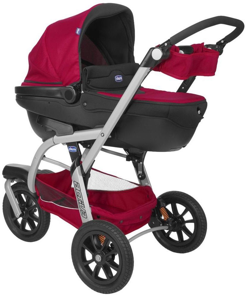 Бебешка количка 3 в 1 - Trio Activ 3: Red Wave - store.bg