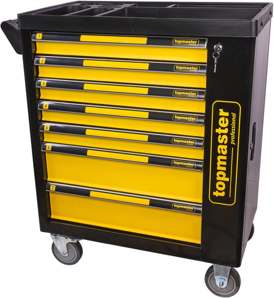 Количка за инструменти със 7 чекмеджета Topmaster - store.bg