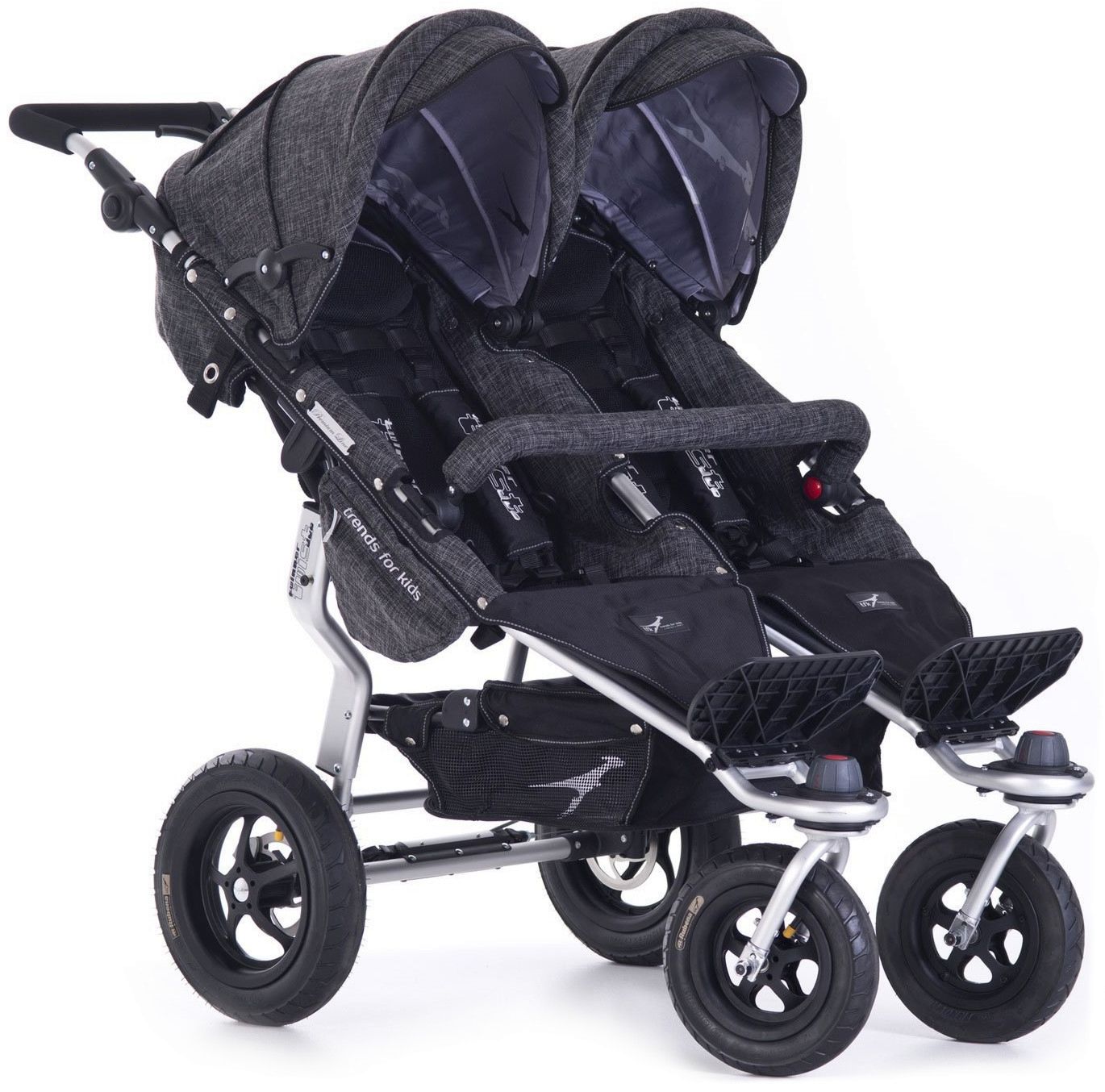 Комбинирана количка за близнаци - Twinner Twist Duo: Melange Anthracite ...