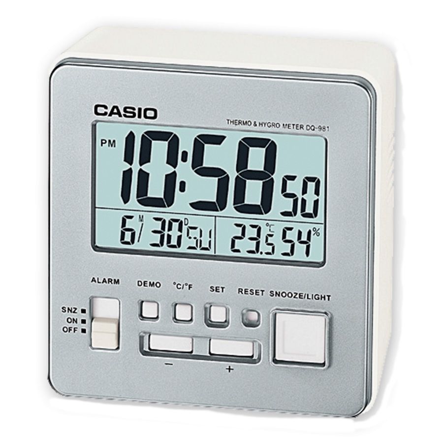 Настолен часовник Casio - Wake Up Timer DQ-981-8ER - store.bg
