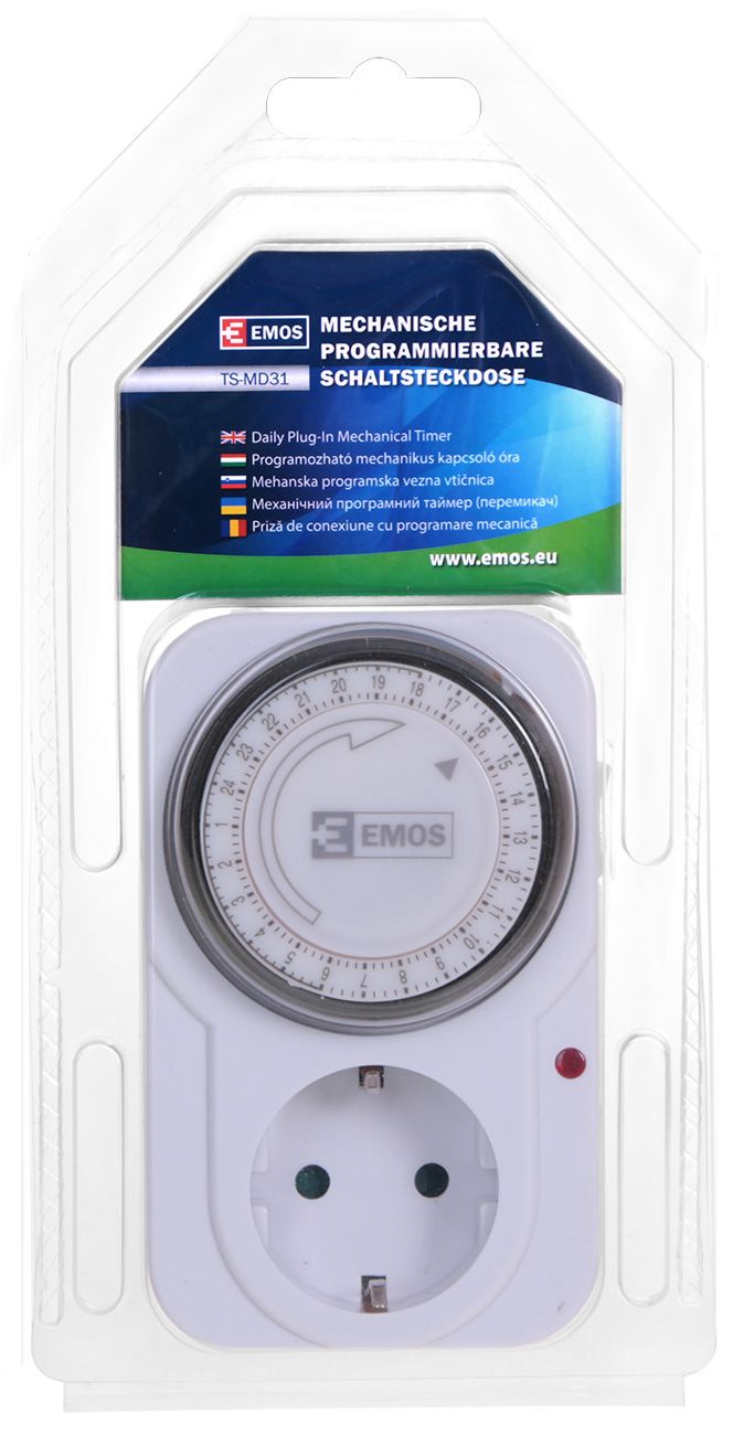 Контакт с таймер Emos - store.bg