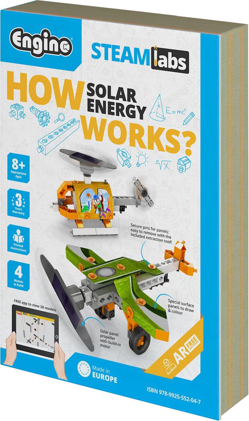 Конструктор Как работи слънчевата енергия Engino - store.bg