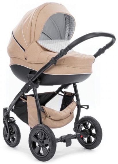 Бебешка количка 3 в 1 - Royal: Beige - С 4 колела - store.bg