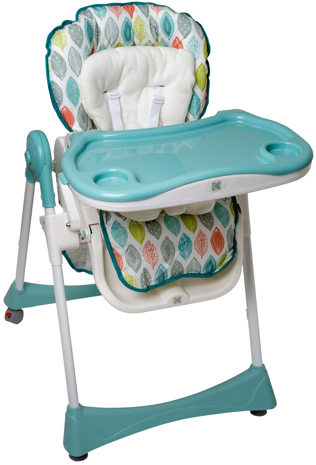 Детско столче за хранене - Retro Garden: Leaves Blue - store.bg