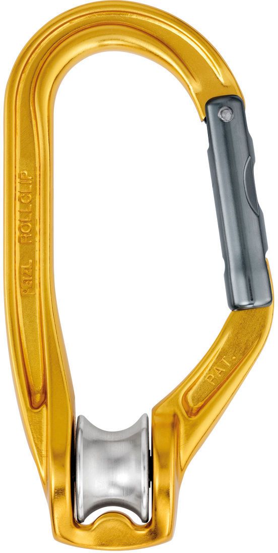Карабинер Petzl Rollclip - С макара и муфа - store.bg