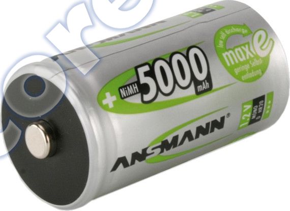 Батерия D - Акумулаторна NiMH (HR20) 5000 mAh - store.bg