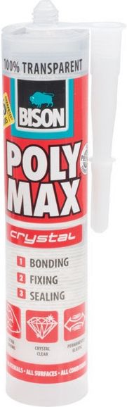Строително лепило Bison Poly Max Crystal - 300 g - store.bg