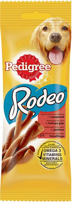 Pedigree Rodeo - Лакомство с говеждо за кучета - store.bg