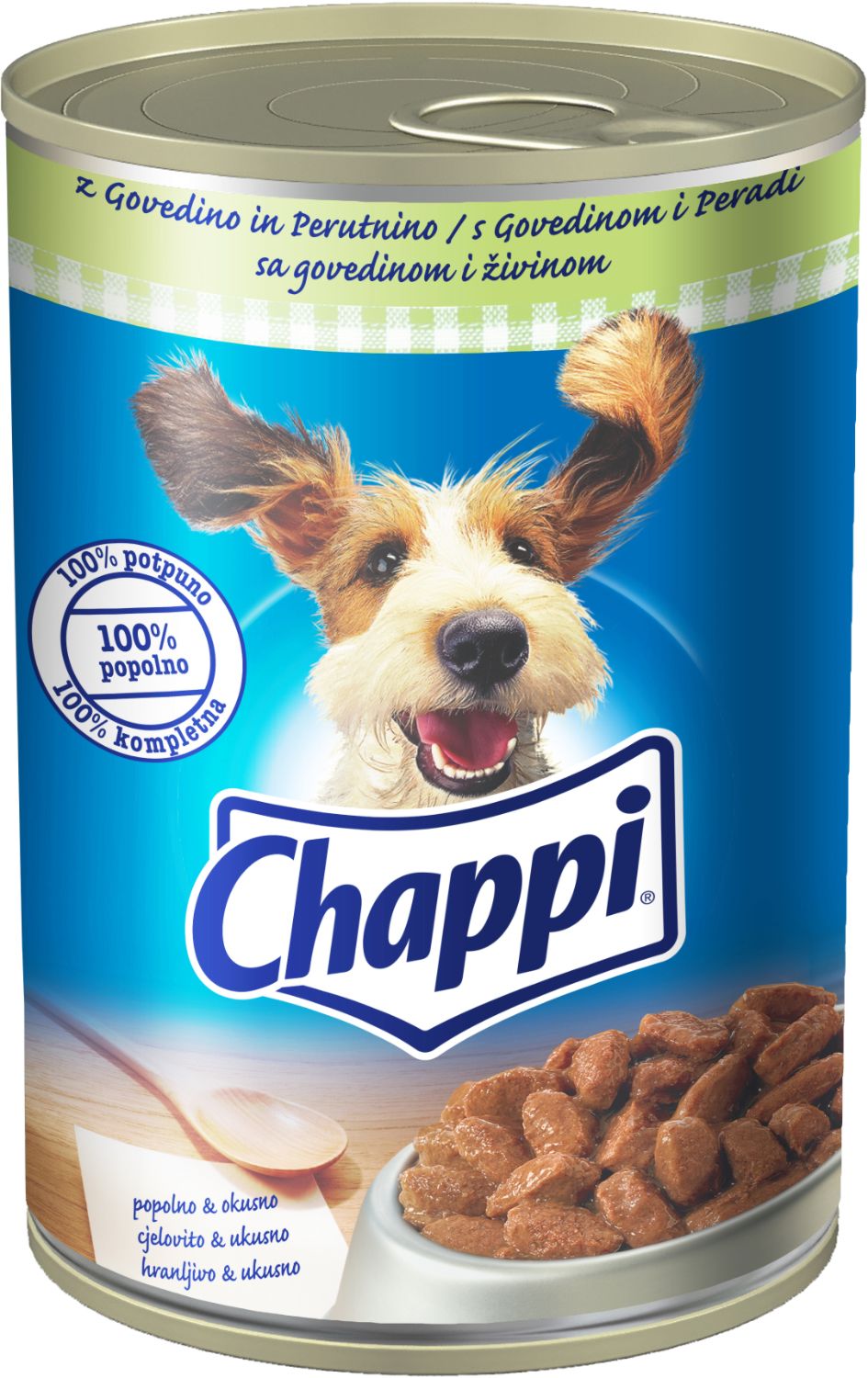 Chappi - Консерва за кучета с говеждо и птиче месо - store.bg