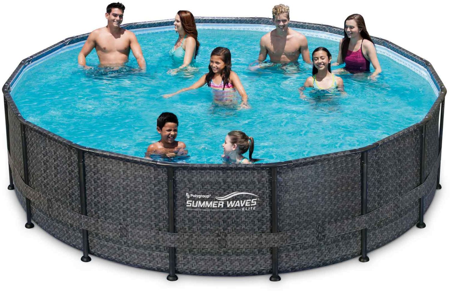 Басейн с метална конструкция Polygroup Summer Waves - store.bg