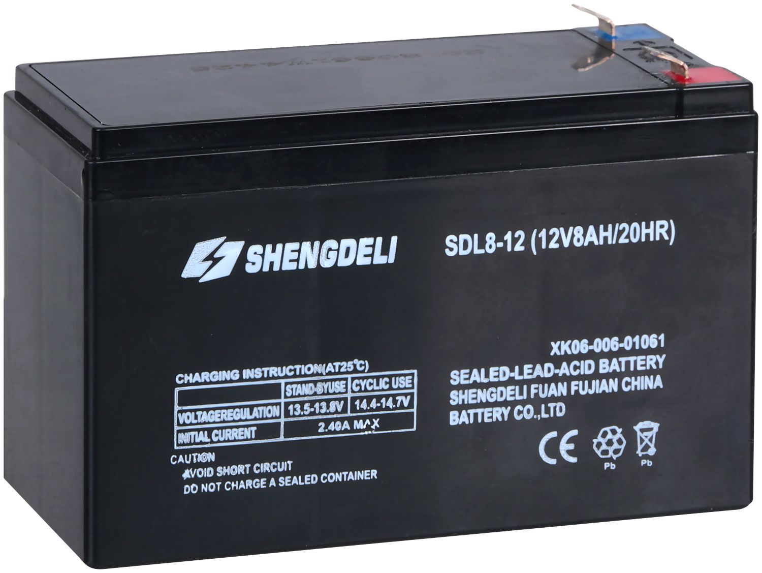 Батерия SDL8-12 - 12V / 8000 mAh - store.bg