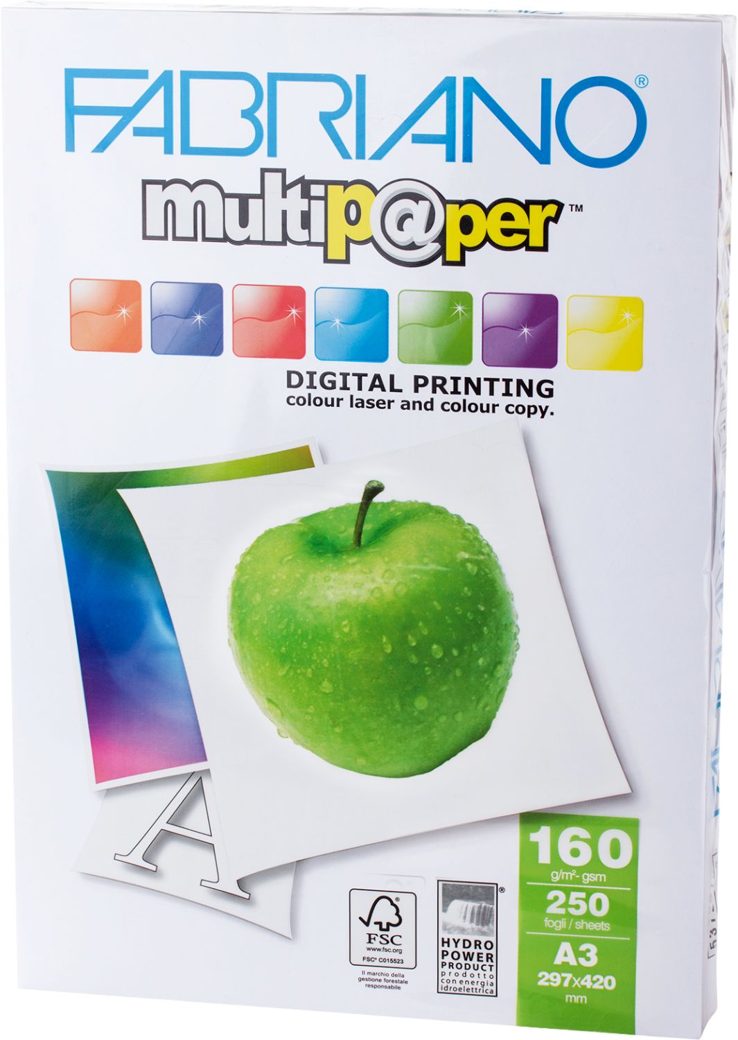 Копирен картон а3 бял Fabriano Multipaper - store.bg
