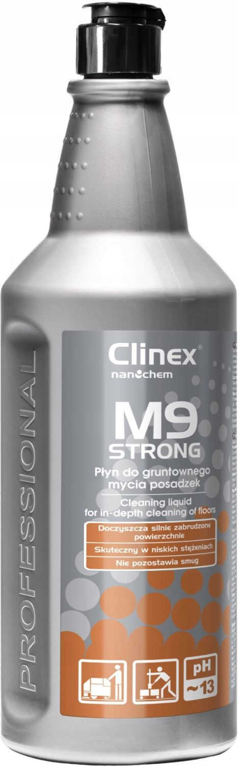 Алкален препарат за подове Clinex M9 Strong - store.bg