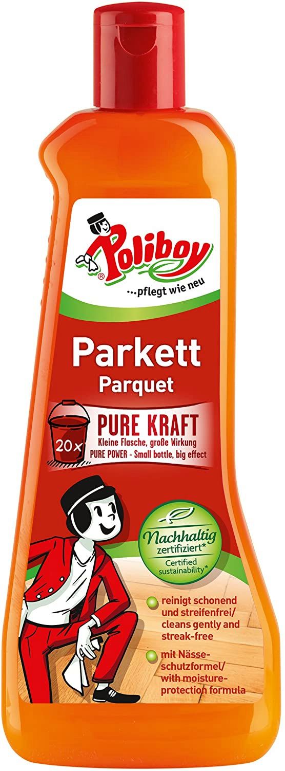 Почистващ препарат за дървен под Poliboy - store.bg