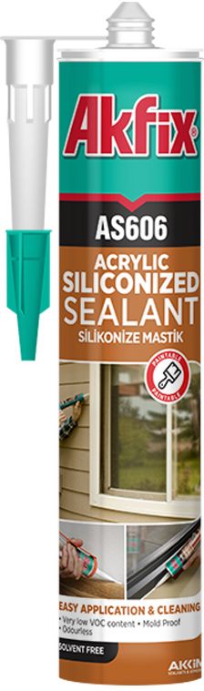 Силиконизиран уплътнител Akfix AS606 - store.bg