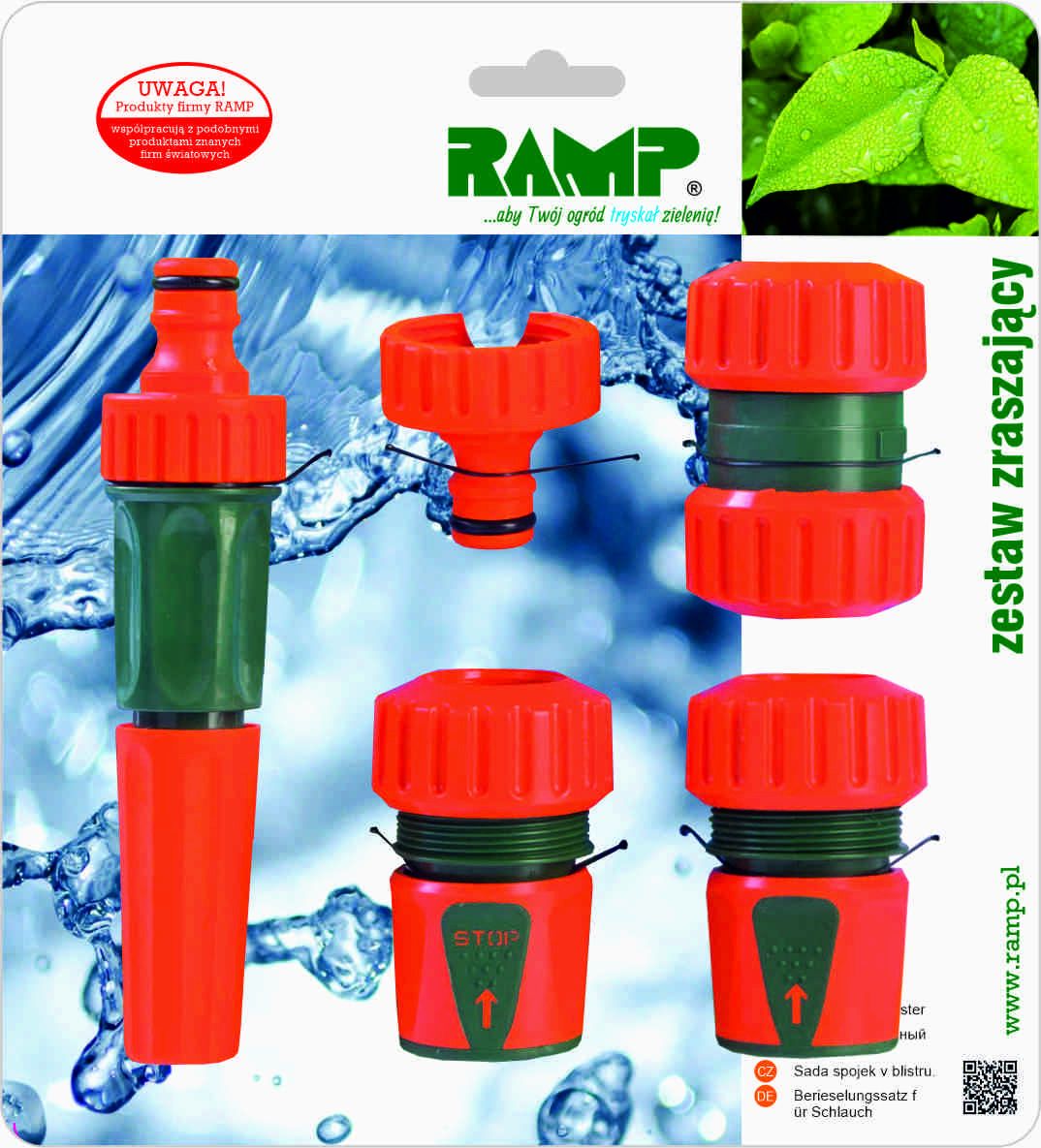 Струйник с бързи връзки и адаптери RAMP - store.bg