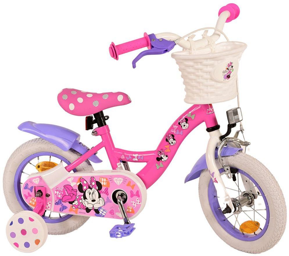 Детско колело с помощни на Мини Маус 12" E&L Cycles - store.bg