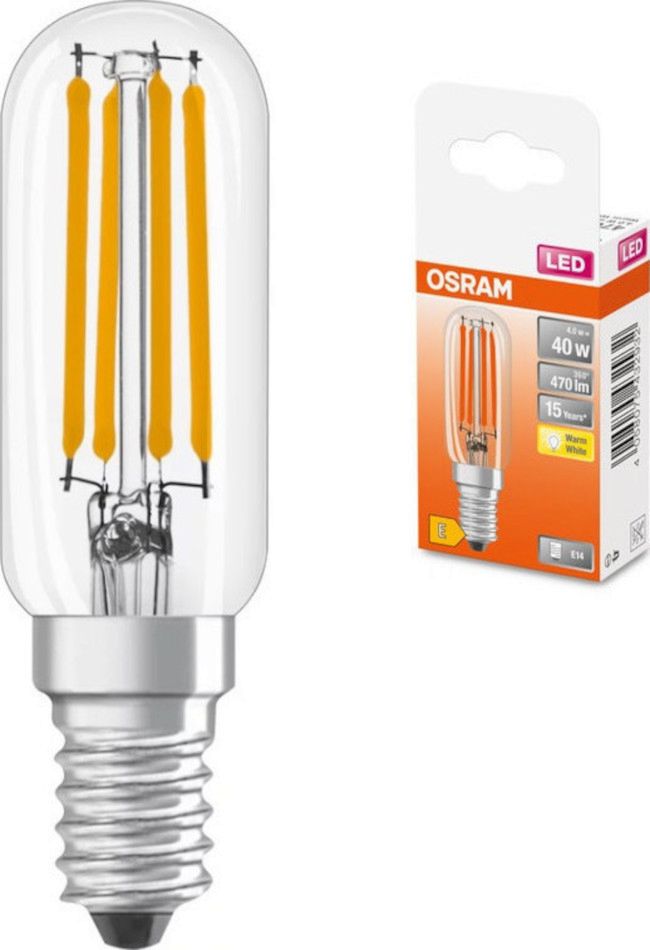 LED лампа за абсорбатор Osram T26 FIL 40 E14 4 W 2700K - store.bg