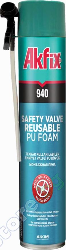 Ръчна полиуретанова пяна Akfix 940 - store.bg