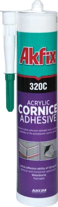 Лепило за корнизи Akfix 320C - store.bg
