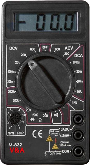 Мултиметър V & A Instrument M832 - store.bg