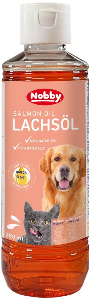 Масло от сьомга за кучета и котки Nobby - store.bg