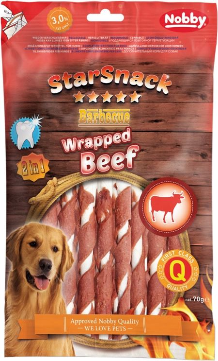 Лакомства с говеждо за кучета Nobby - store.bg
