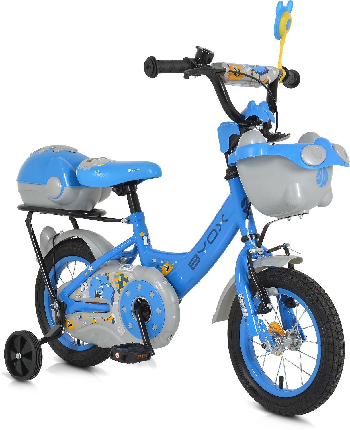 Детски велосипед с помощни колела 1202 BYOX - store.bg