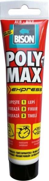 Строително лепило Bison Poly Max Express - 165 g - store.bg