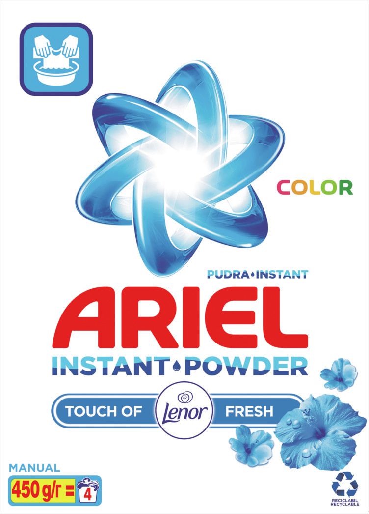 Прах за ръчно пране на цветни дрехи Ariel - store.bg