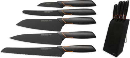 Комплект ножове с поставка Fiskars Edge - store.bg